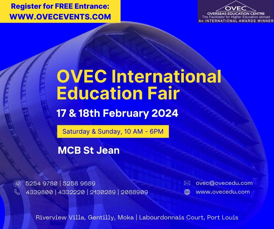 OVEC International Education Fair 17 & 18 February 2024 – DO NOT MISS OUT! - Overseas Education ...