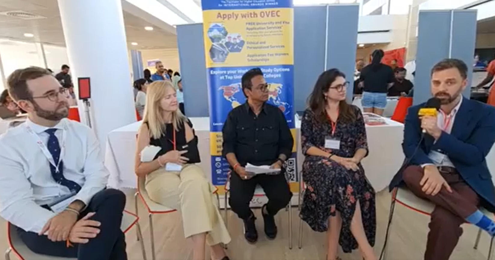 Interviews of Representatives and CEO, Dorish Chitson @OVEC EduFair Feb ...