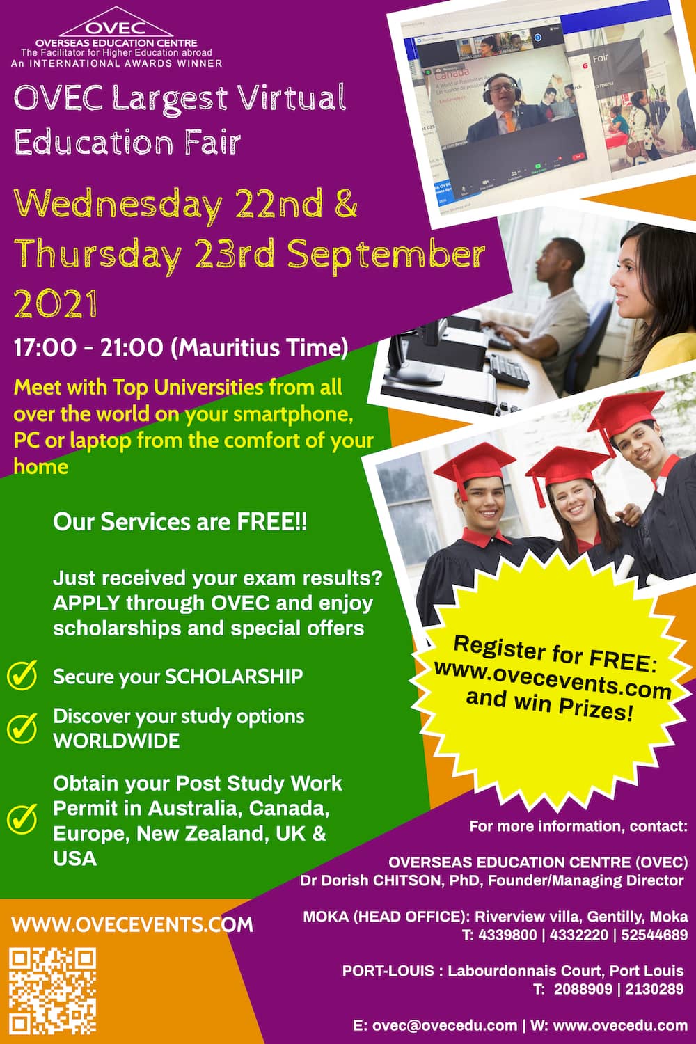 OVEC Virtual Education Fair September 2021